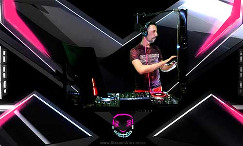 Virtual Dj Stage | Live Stream Overlay | 3D Stage Effects | ShowCase ...