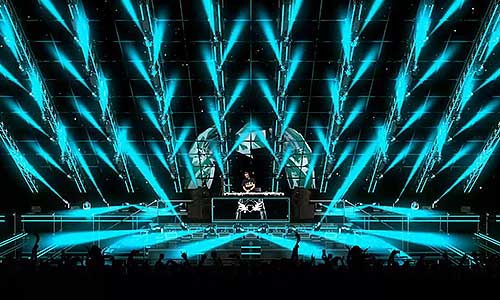 Virtual Dj Stage | Live Stream Overlay | 3D Stage Effects | ShowCase ...