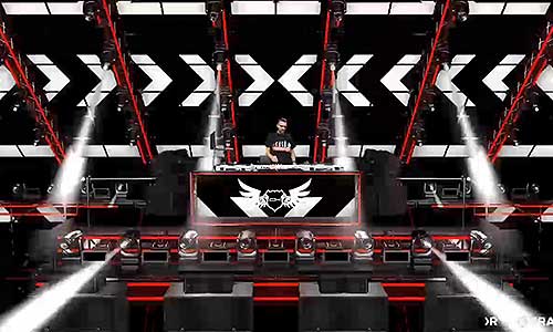 Virtual Dj Stage | Live Stream Overlay | 3D Stage Effects | ShowCase ...