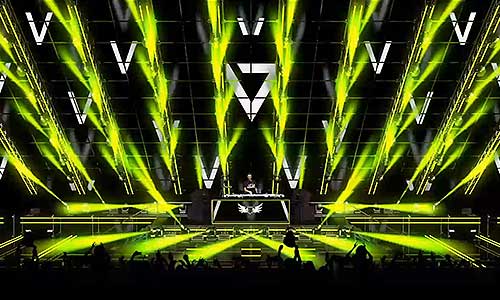 Virtual Dj Stage | Live Stream Overlay | 3D Stage Effects | ShowCase ...