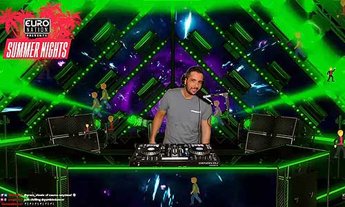 Virtual Dj Stage | Live Stream Overlay | 3D Stage Effects | ShowCase ...