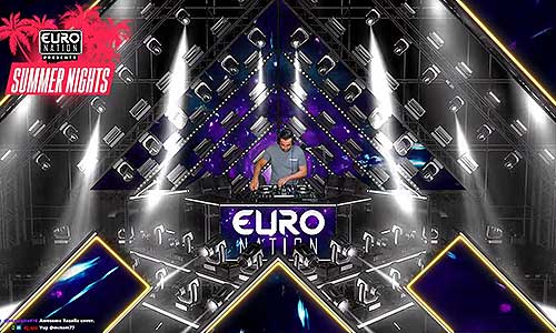 Virtual Dj Stage | Live Stream Overlay | 3D Stage Effects | ShowCase ...